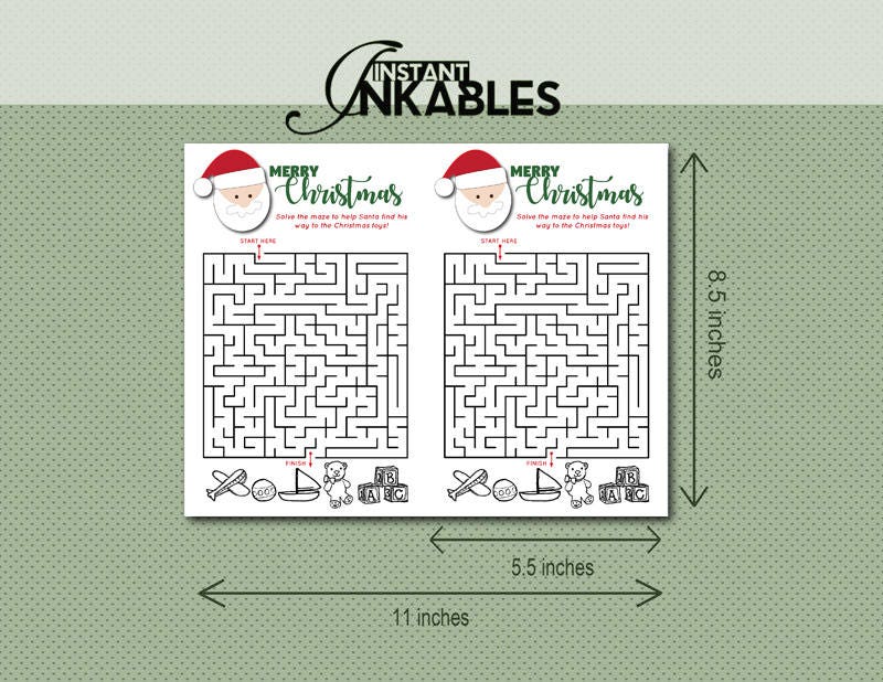 2023 Christmas Printable Activity Sheets, Whimsical Holiday, Elves ...