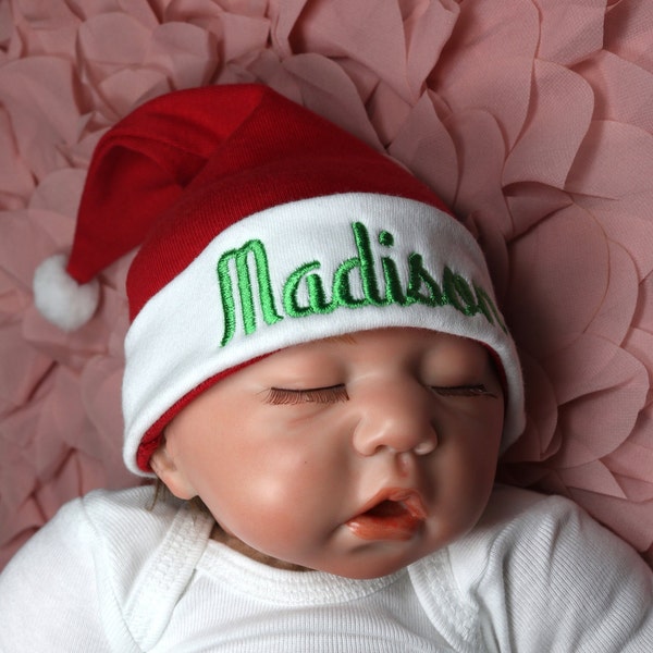 Baby Santa Hat - Etsy