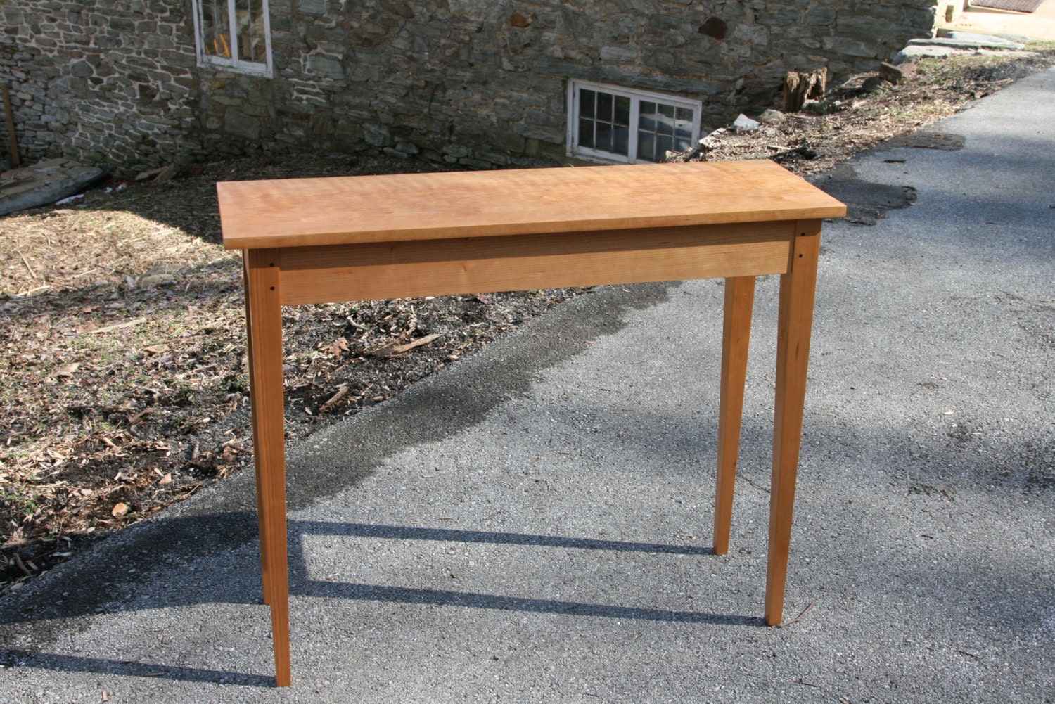 Shaker Sofa Table Cherry Table Hallway Table Foyer Table | Etsy