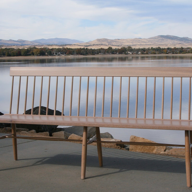 Bench With Back - Etsy