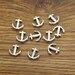 50pcs Anchor Beads Spacers Charms Nautical Sailing Beads | Etsy
