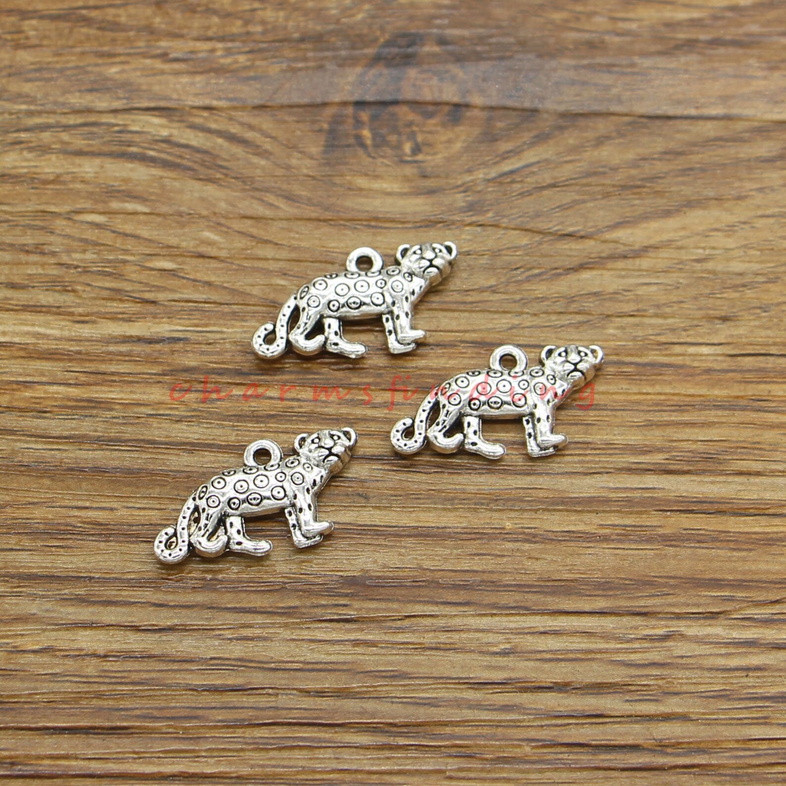 20pcs Leopard Charms Animal Charms Antique Silver Tone 12x23mm - Etsy UK