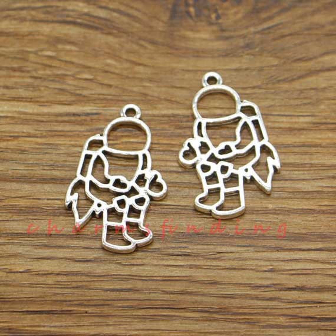 15pcs Astronaut Charms Outer Space Charms Antique Silver Tone | Etsy