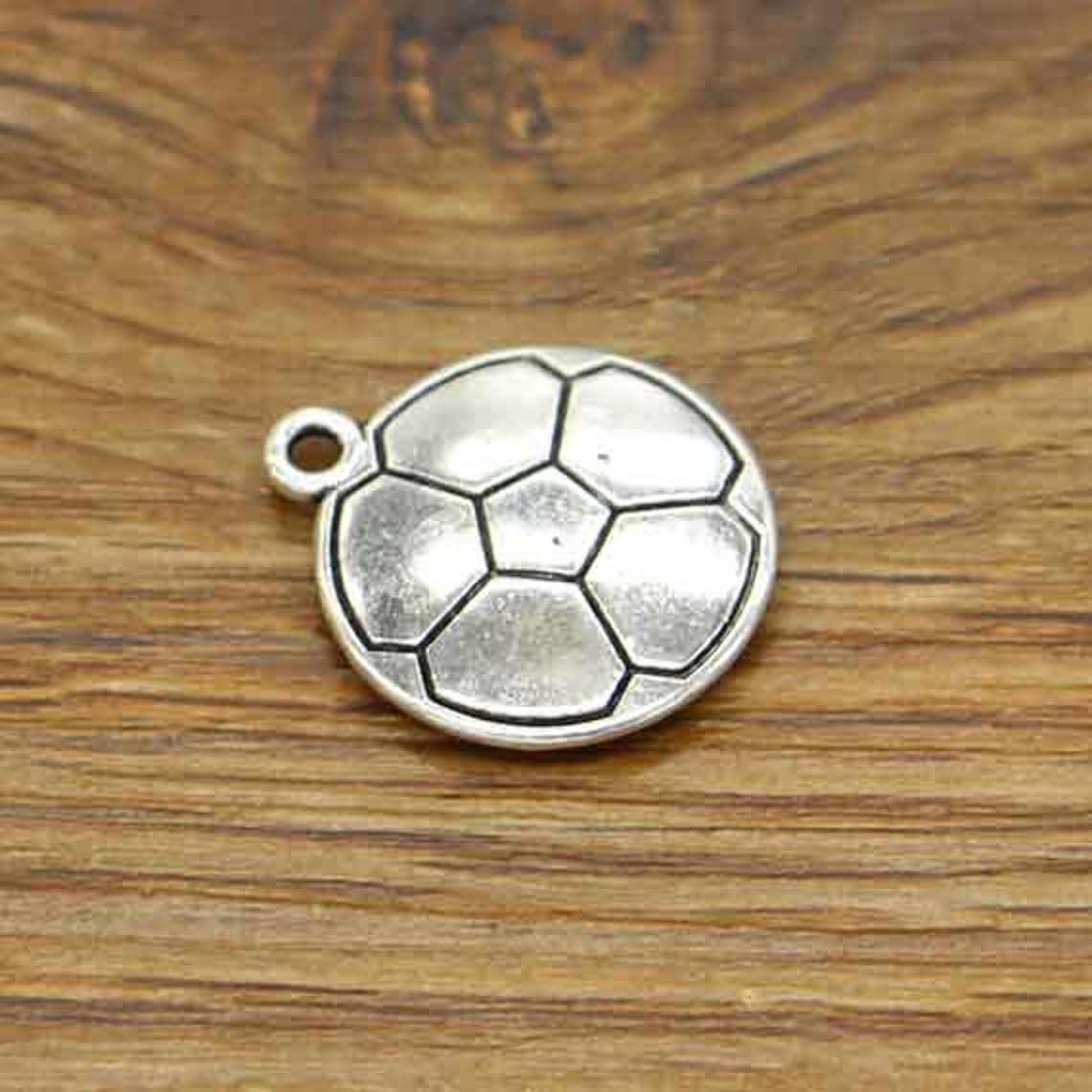 10pcs Soccer Ball Charms Sports Charms Antique Silver Tone - Etsy