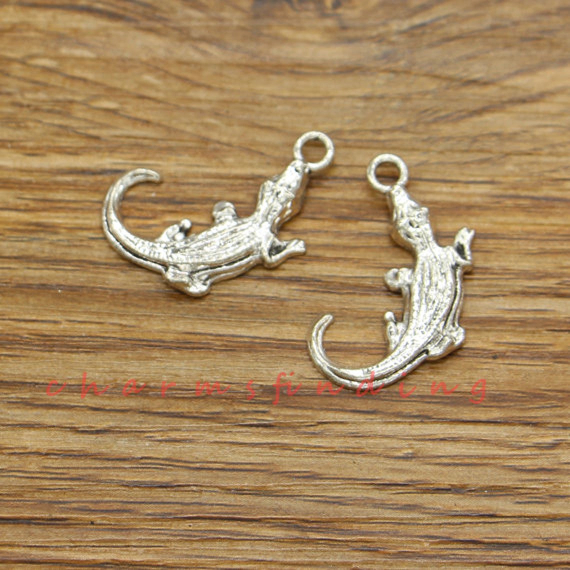 20pcs Gecko Charms Desert Charms Antique Silver Tone 11x27mm - Etsy