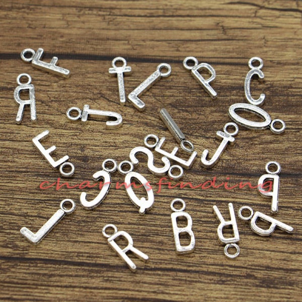 Alphabet Charms - Etsy