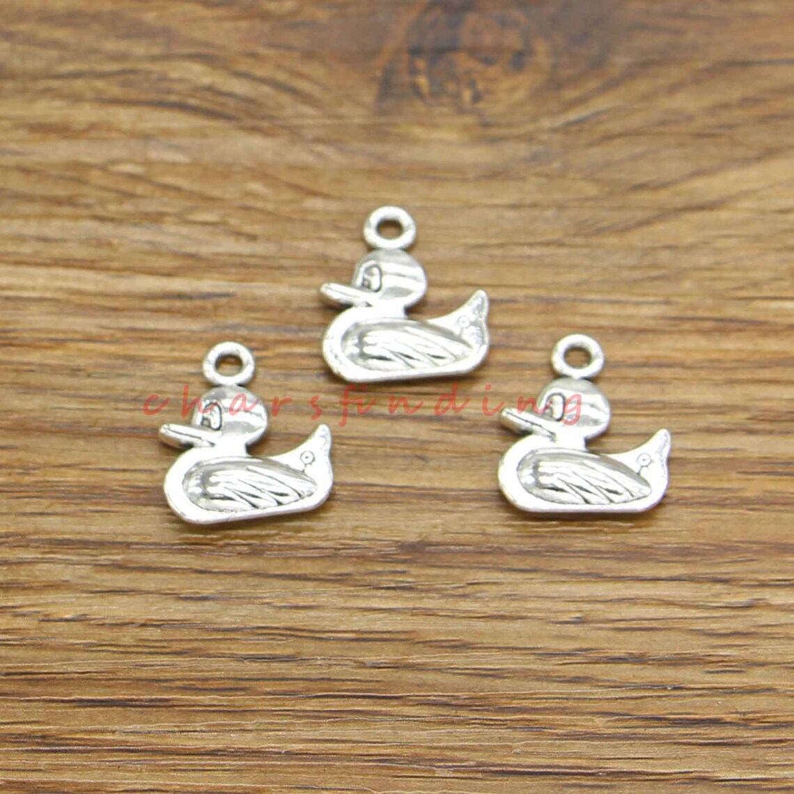 20pcs Duck Charms Rubber Duck Baby Charm Antique Silver Tone - Etsy