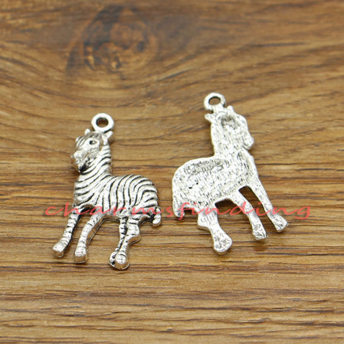 15pcs Zebra Charms Pendants Africa Animal Charms Antique - Etsy