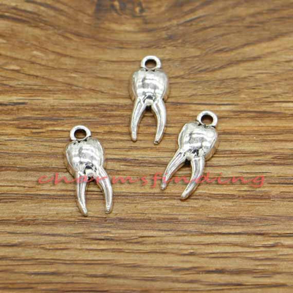 50pcs Tooth Teeth Charms Dental 3D Charm Antique Silver Tone - Etsy
