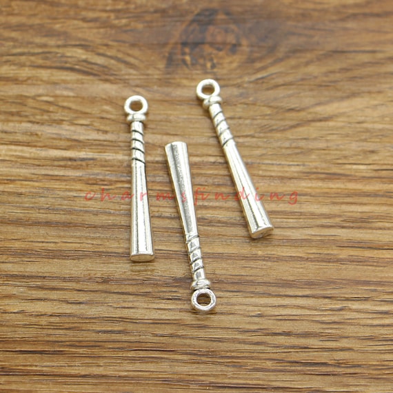 20pcs Baseball Bat Charms 2 Sided Play Softball Ball Charms | Etsy