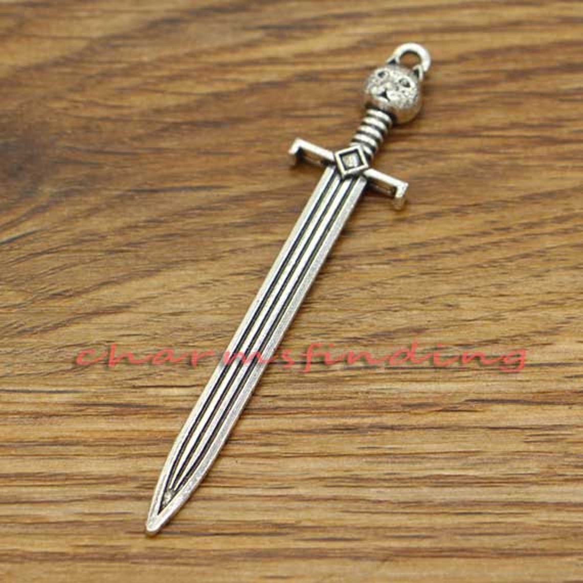 10pcs Large Sword Charms Pendants Antique Silver Tone 67x15mm - Etsy