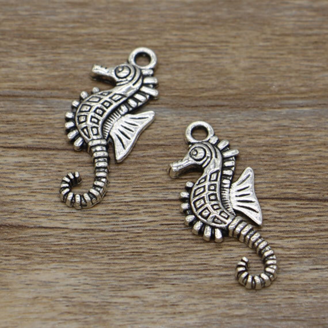 50pcs Sea Horse Charms Seahorse Beach Charms Antique Silver - Etsy