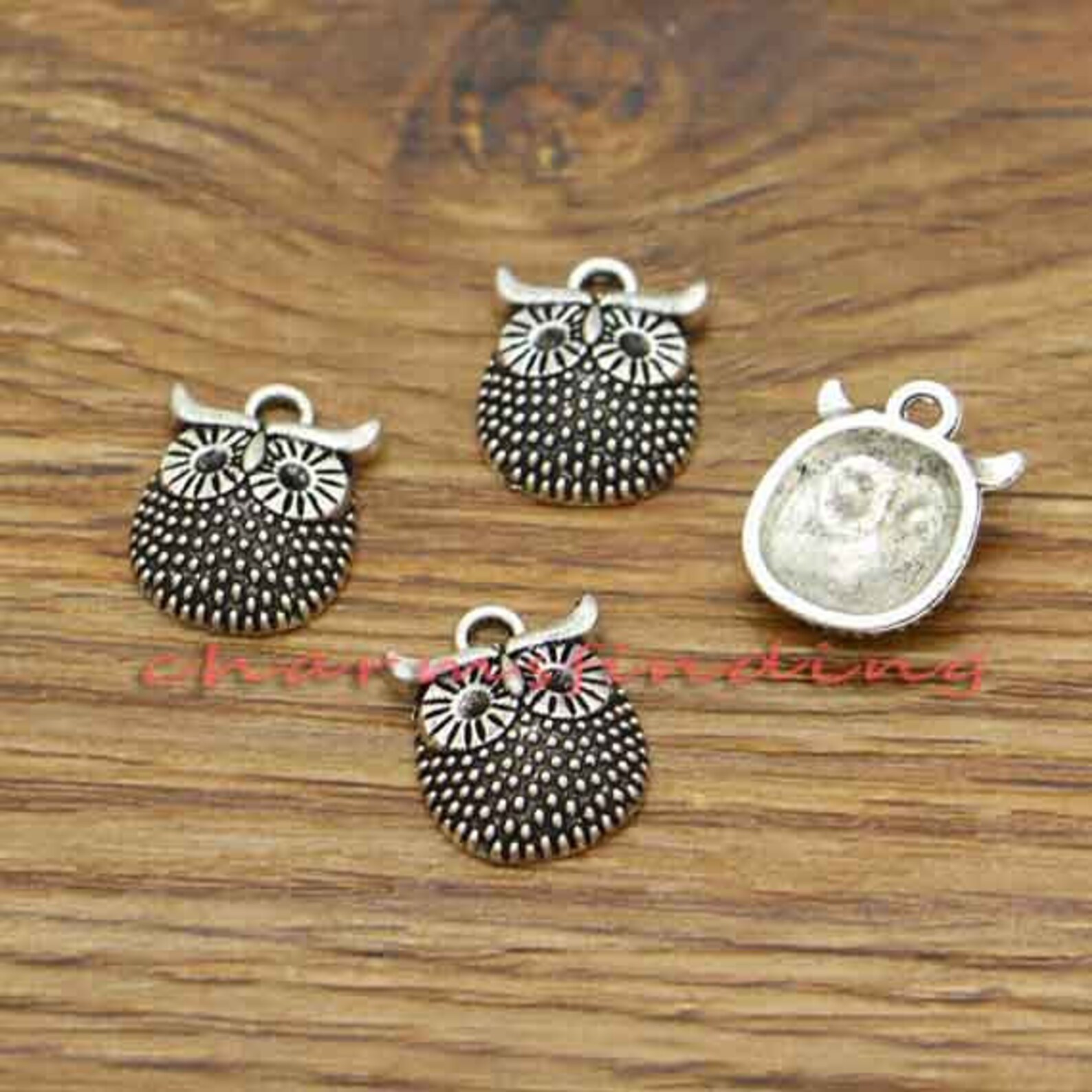 30pcs Owl Charms Bird Charm Antique Silver Tone 12x16mm cf3037 | Etsy