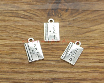 5pcs/lot Fibonacci Golden Spiral Silver Tone Charm Math Jewelry ...