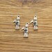 15pcs Zombie Charm Gothic Charm Antique Silver Tone 11x24mm Cf4142 - Etsy