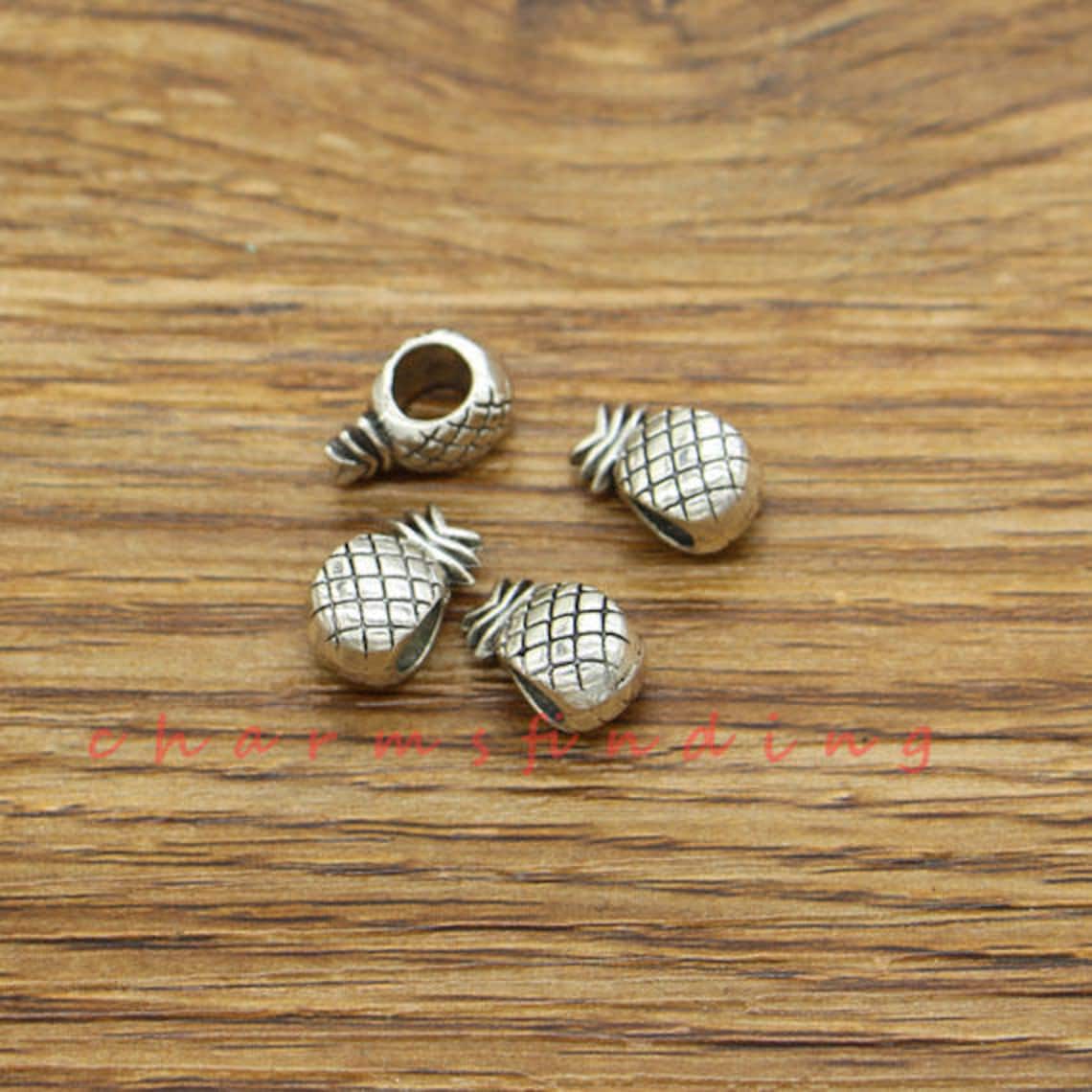 20pcs Pineapple Beads Large European Bead Spacers Animal Beads | Etsy