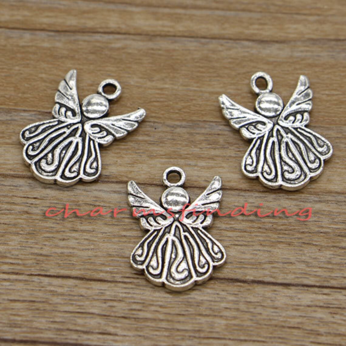 20pcs Angel Charms Antique Silver Tone 21x15mm Cf0557 | Etsy