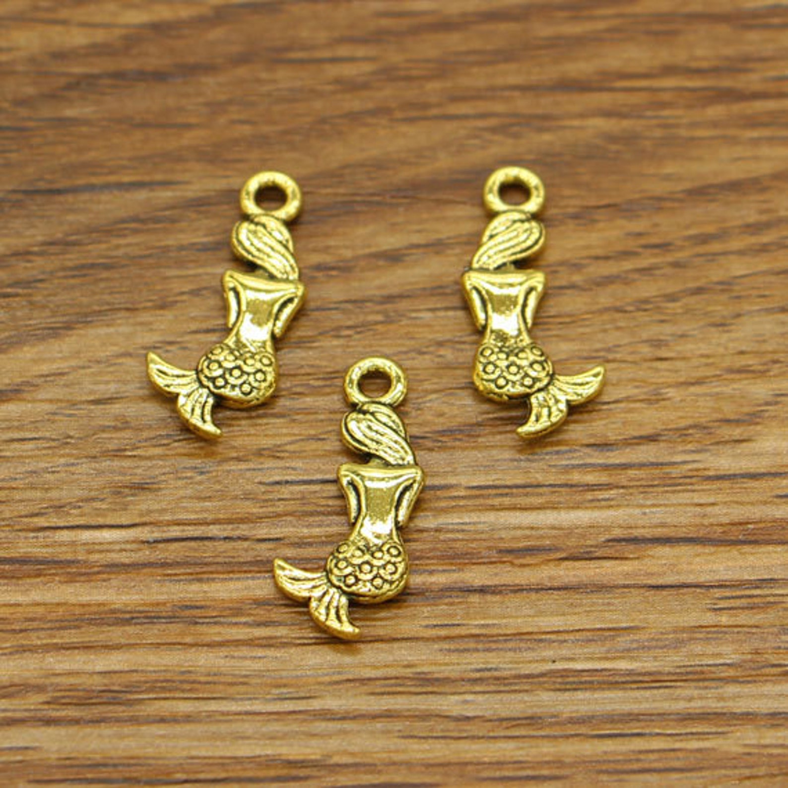 50pcs Mermaid Charms 2 Sided Little Mermaid Ocean Charms - Etsy