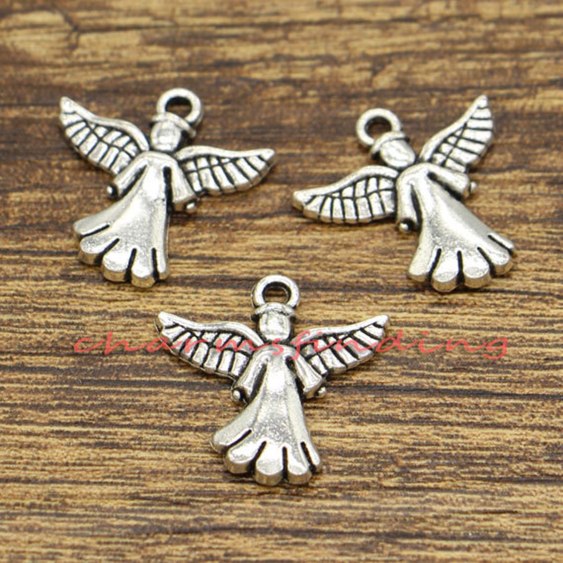 20pcs Angel Charms Antique Silver Tone 20x20mm Cf0895 - Etsy