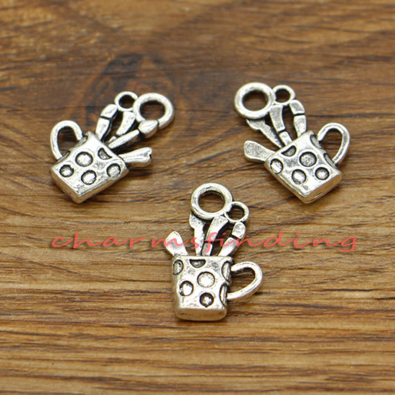 20pcs Pen Container Charms Antique Silver Tone 13x19mm Cf2765 | Etsy