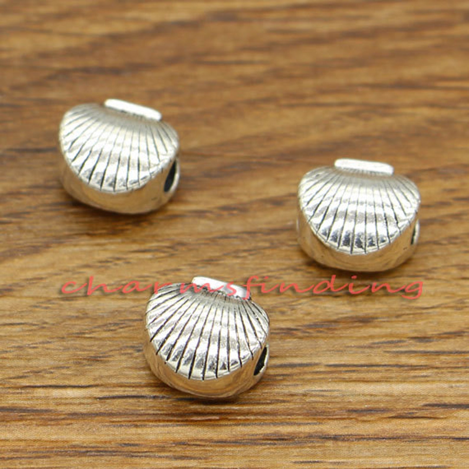 20pcs Shell Beads Large Hole Beads European Bead Antique - Etsy