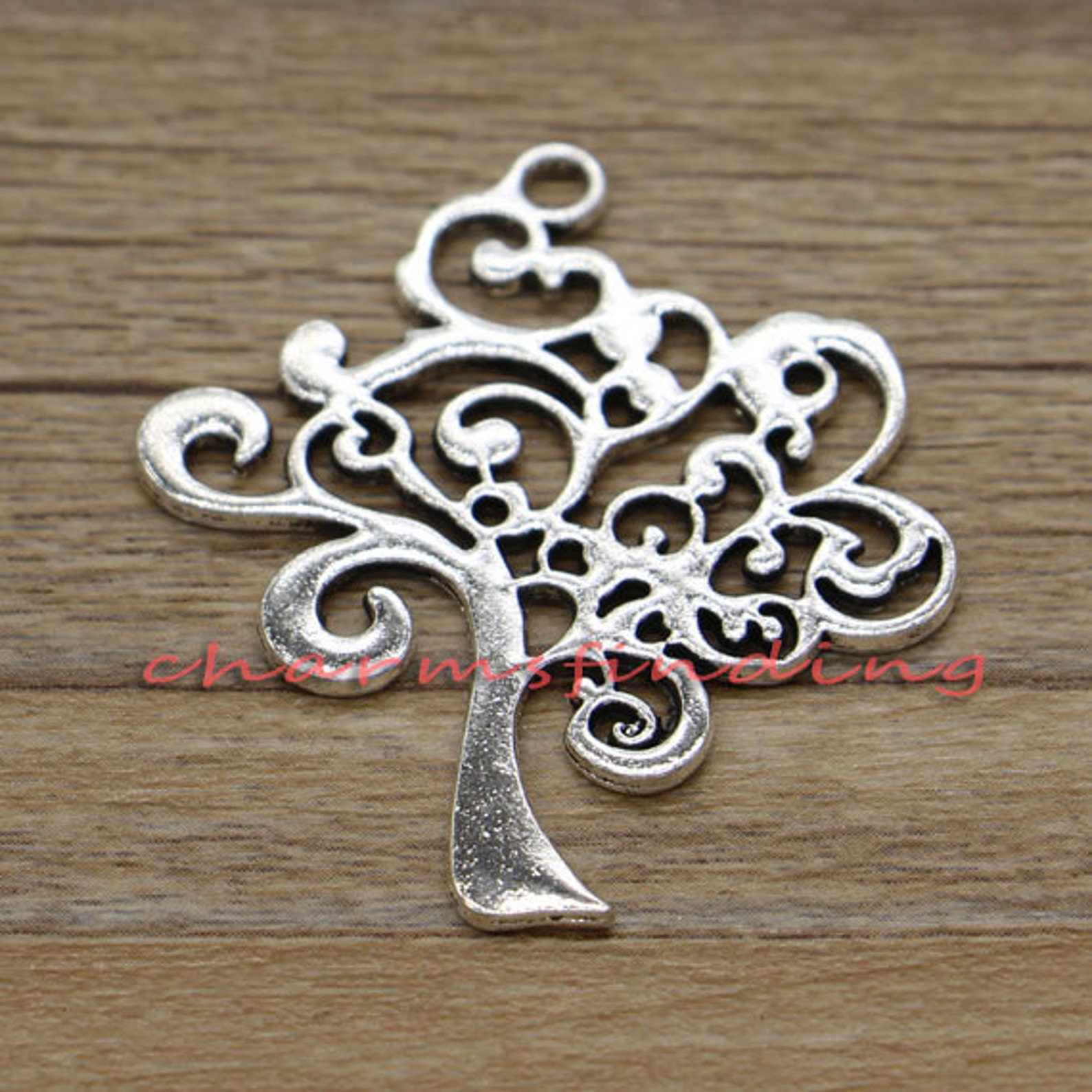 10pcs Tree Charms Family Wish Tree Charms 2 Sided Charm | Etsy