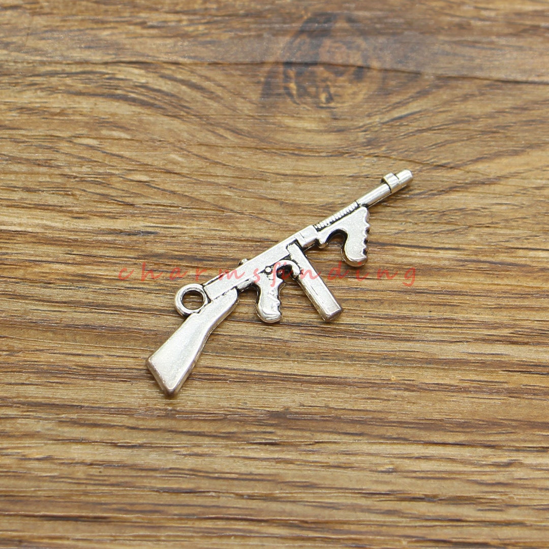 15pcs Machine Gun Charms Pendants Rifle Gun Charms Toy Charms Antique ...