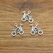 15pcs Bicycle Charms Cycle Bike Charms Antique Silver Tone 19x20mm ...