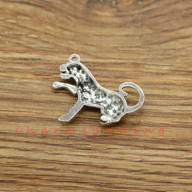 10pcs Leopard Charms Animal Charms Antique Silver Tone 28x21mm - Etsy