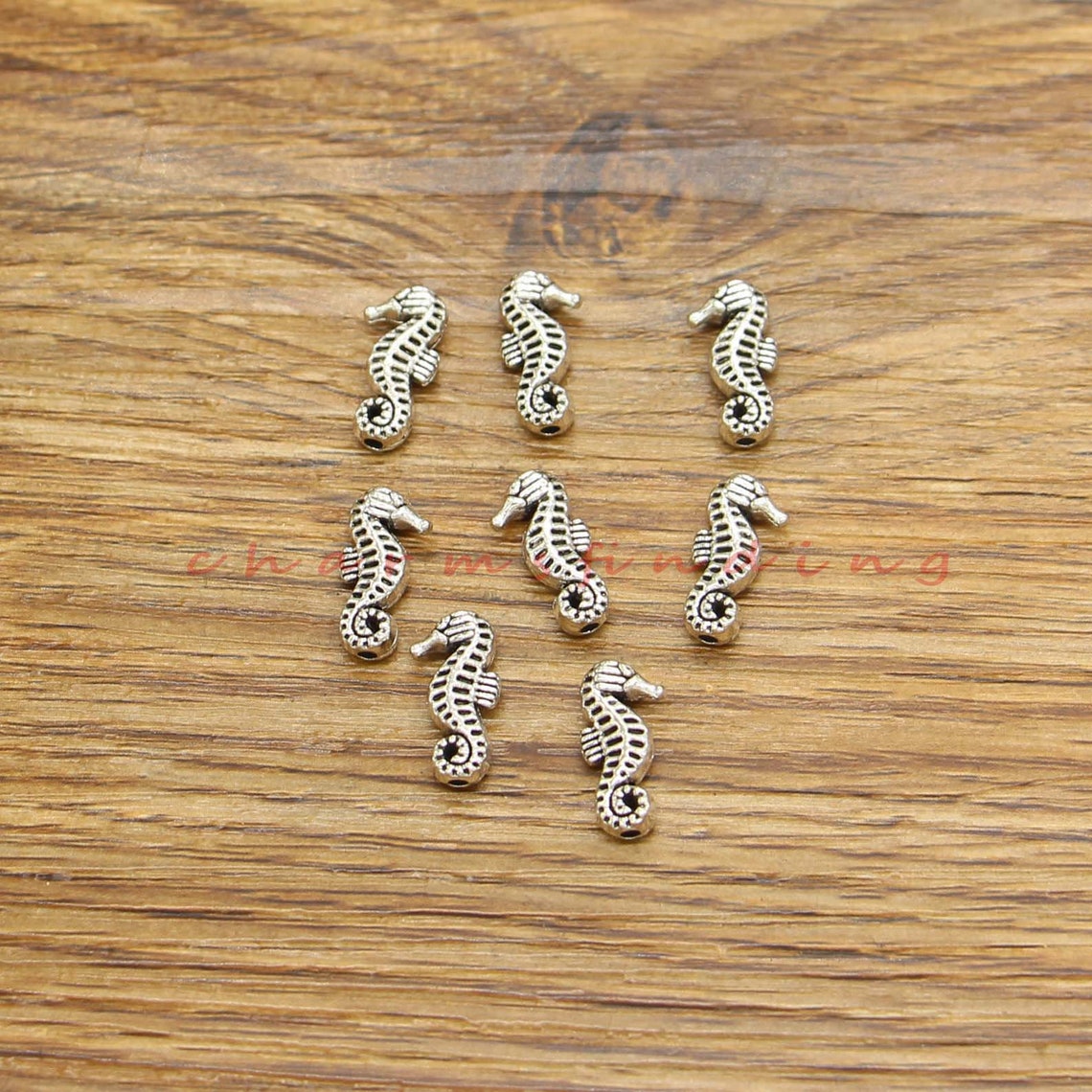 50pcs Sea Horse Beads Charms Seahorse Charms 2 Sided Charms - Etsy