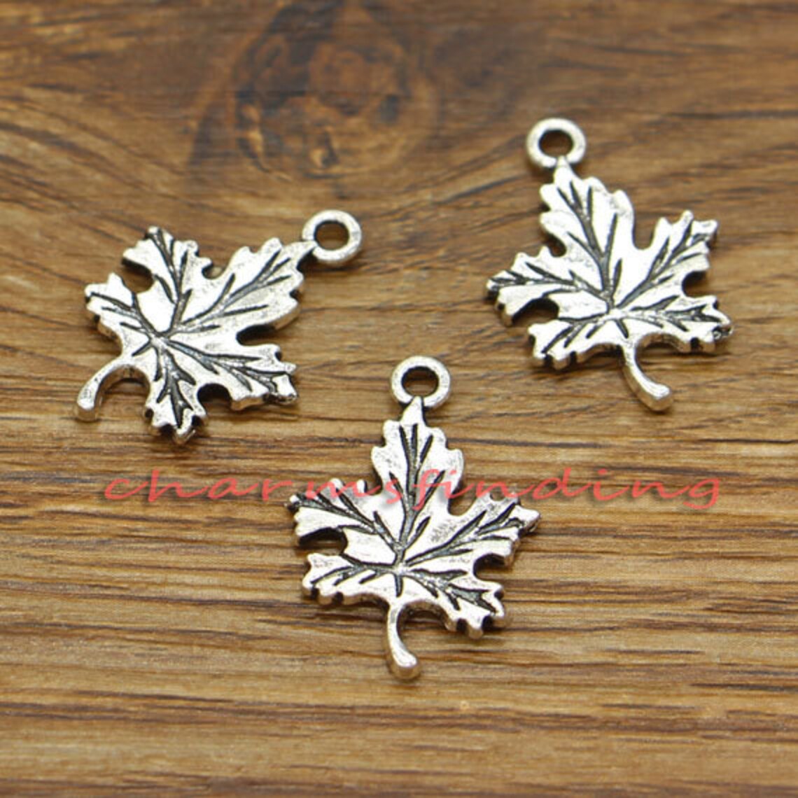 20pcs Maple Leaf Charms Leaf Charms Antique Tibetan Silver - Etsy