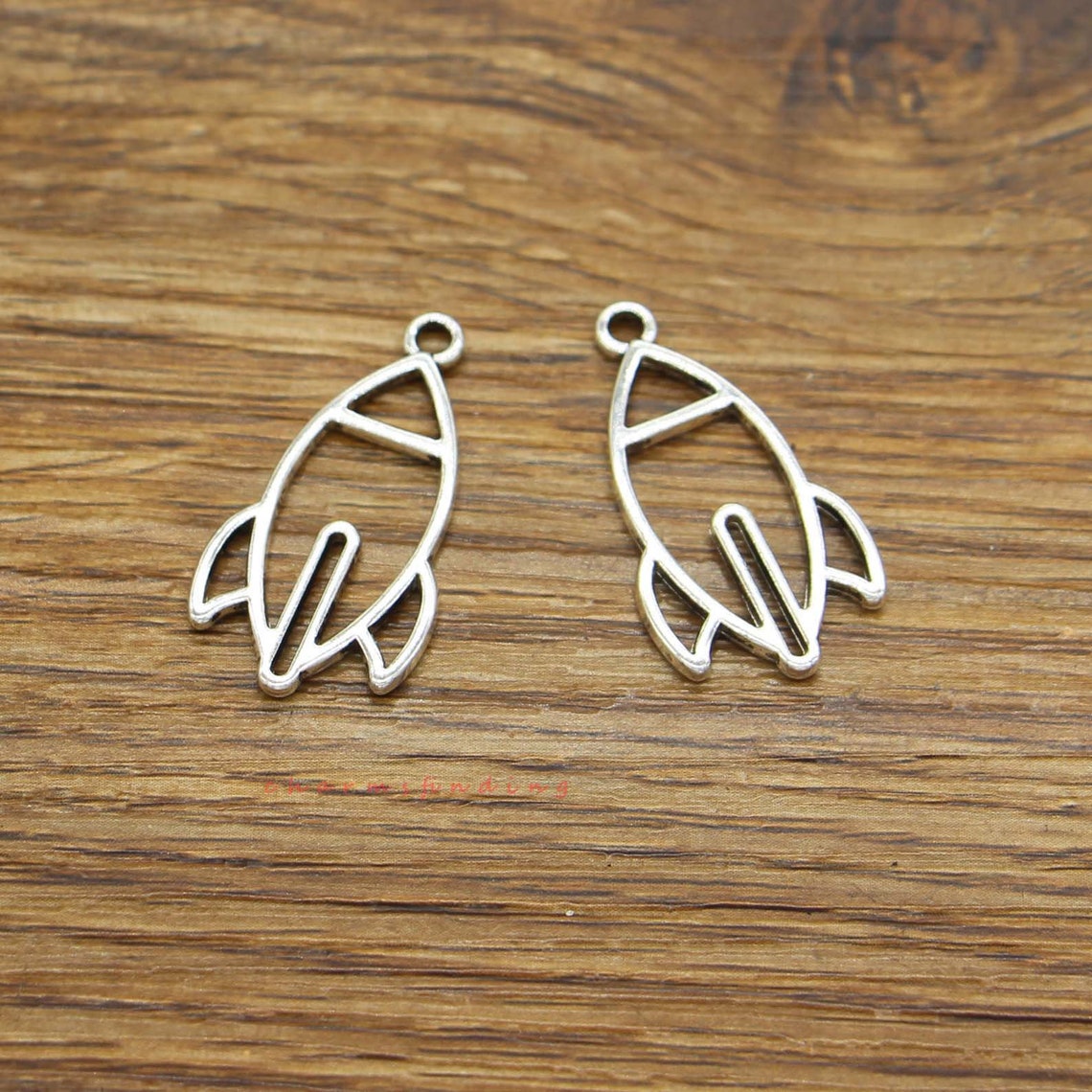 30pcs Rocket Ship Charms Spaceship Charms Antique Silver Tone | Etsy