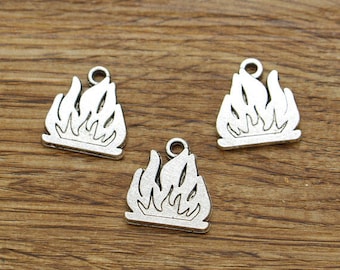 15pieces Torch Charm Pendant Olympics Torch Jewelry Torch Flame ...