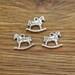 20pcs Rocking Horse Charms Antique Silver Tone 17x19mm Cf3602 - Etsy