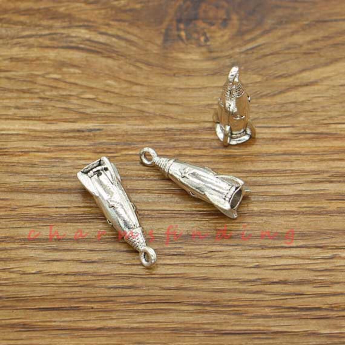 10pcs Rocket Ship Charms 3D Spaceship Charms Antique Silver | Etsy