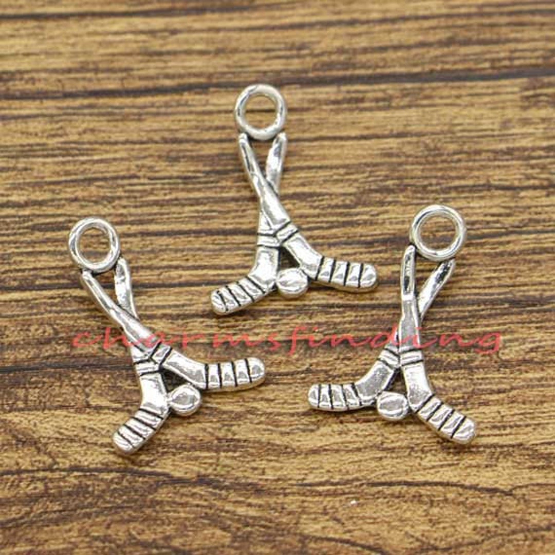 30pcs Golf Club Charms Sports Charms Golf Ball Charms Antique Silver ...