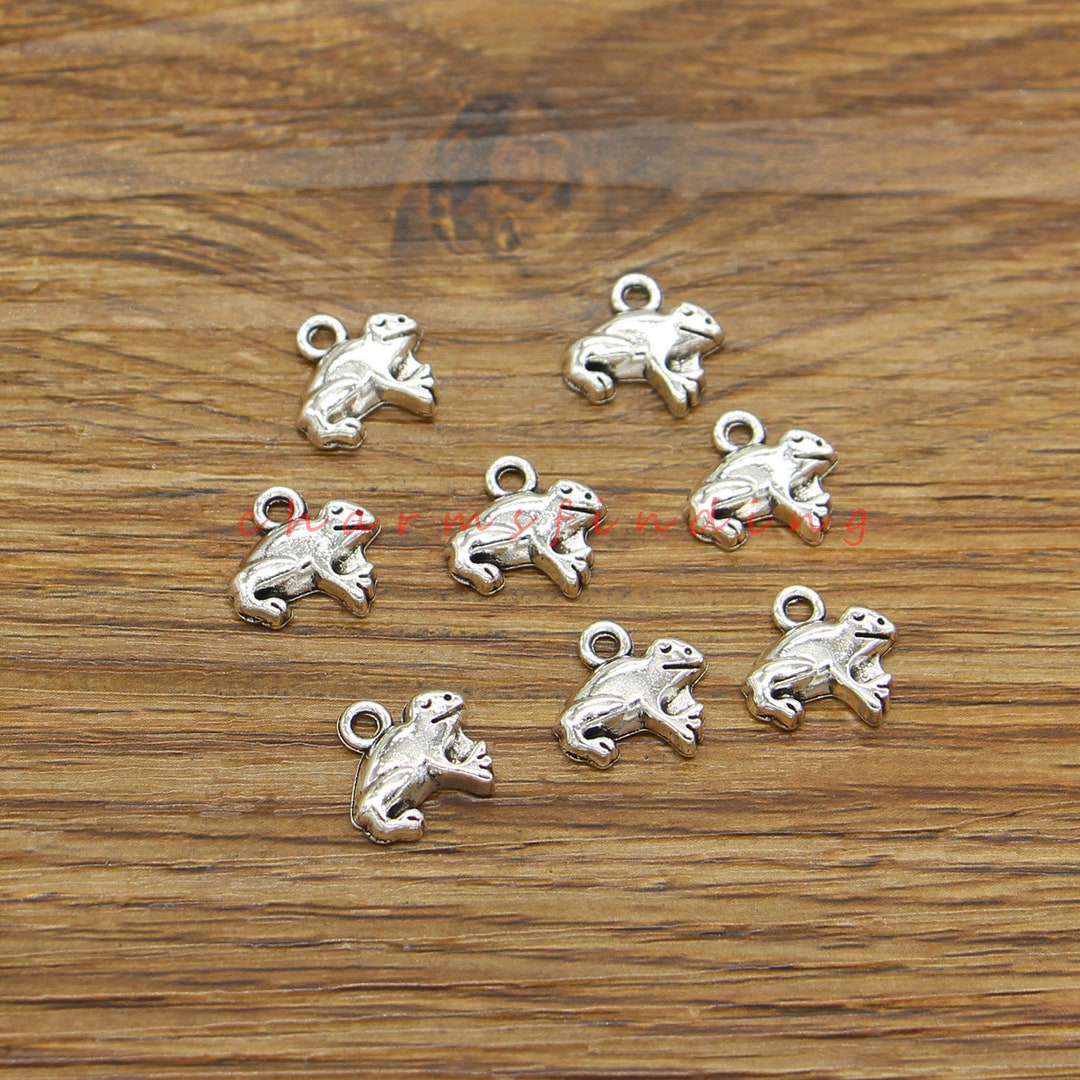 40pcs Frog Toad Charms Pendants Diy Bulk Wholesale Jewelry Accessories ...