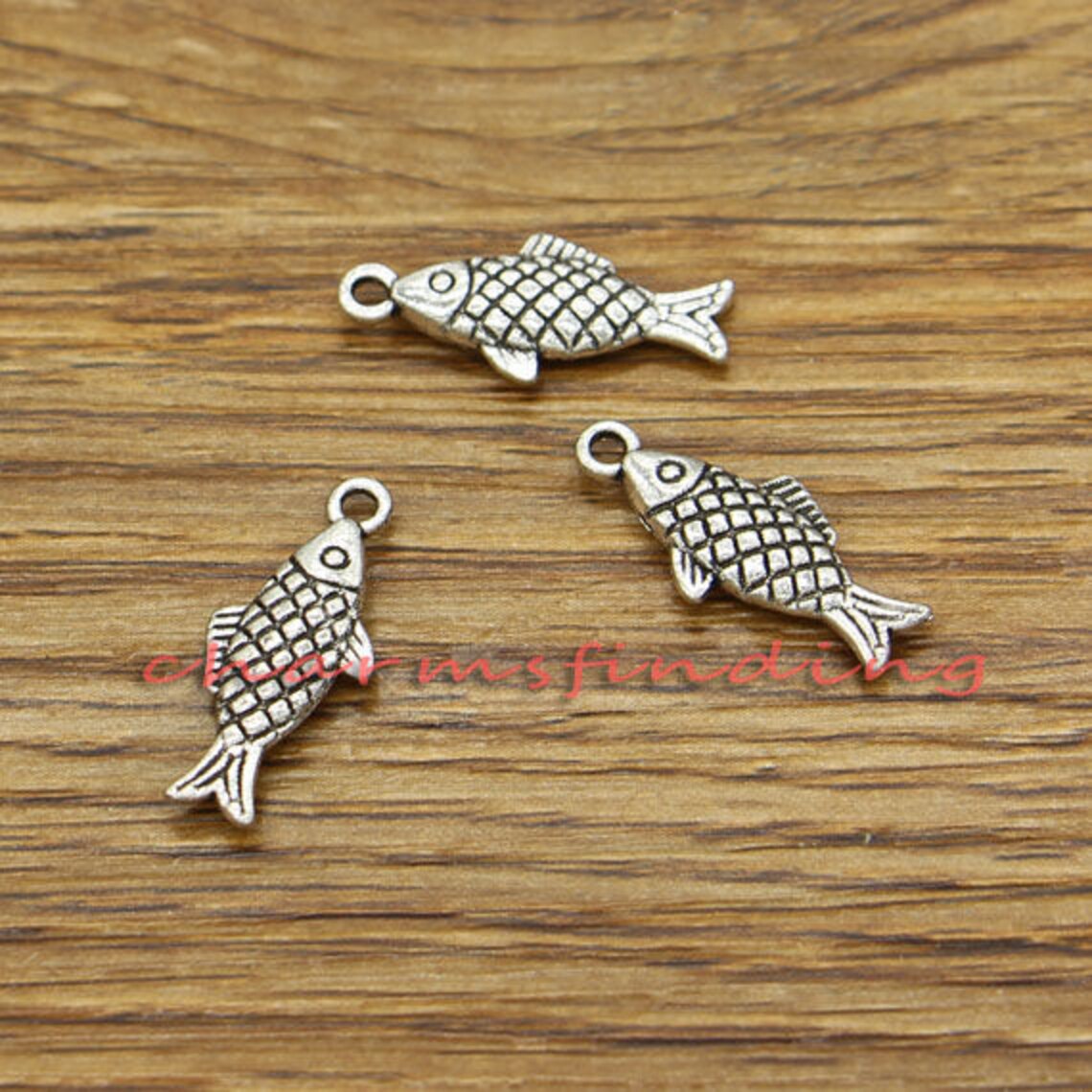 30pcs Fish Charms Charms Antique Silver Tone 9x20mm Cf3131 - Etsy