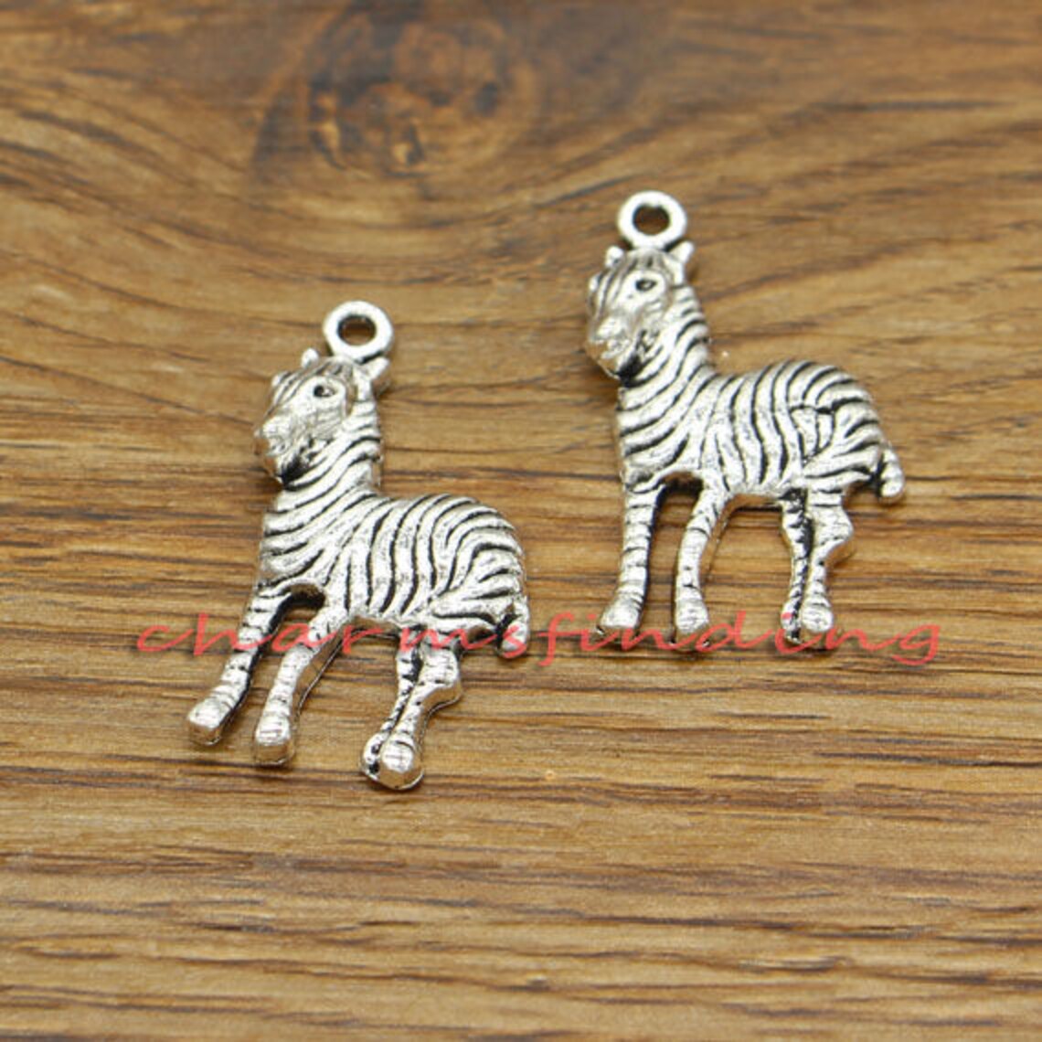 15pcs Zebra Charms Pendants Africa Animal Charms Antique - Etsy