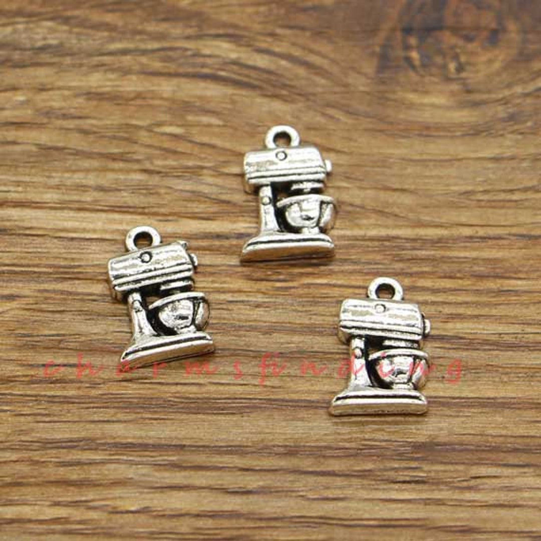 30pcs Baking Cooking Charm Antique Silver Tone Mixer 11x16mm Cf3786 - Etsy