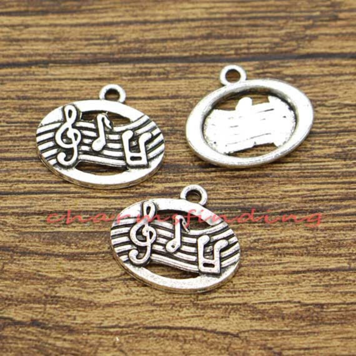 20pcs Musical Charms Music Note Charms Antique Silver Tone - Etsy