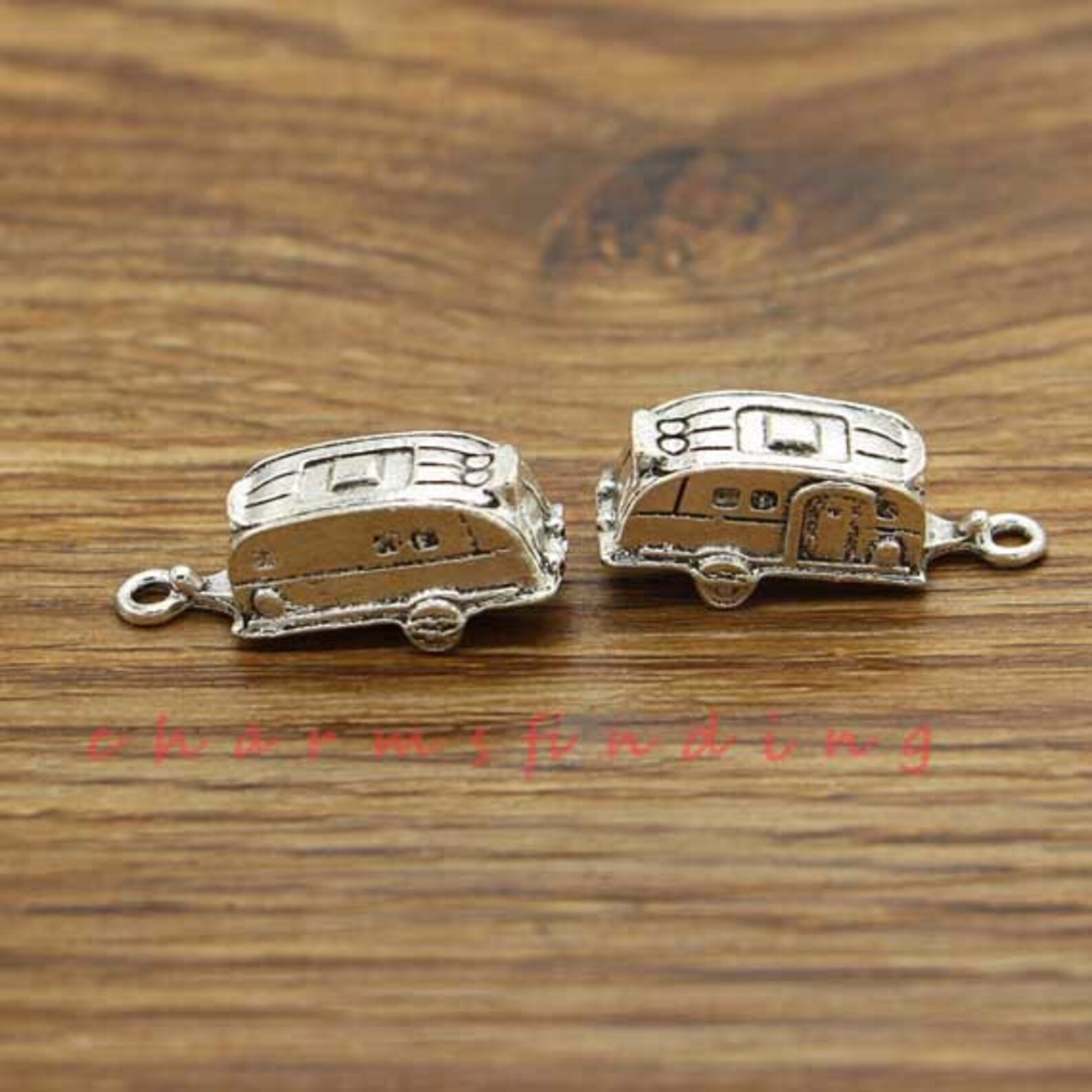 10pcs Camper Charms Trailer Caravan Charms Antique Silver Tone - Etsy