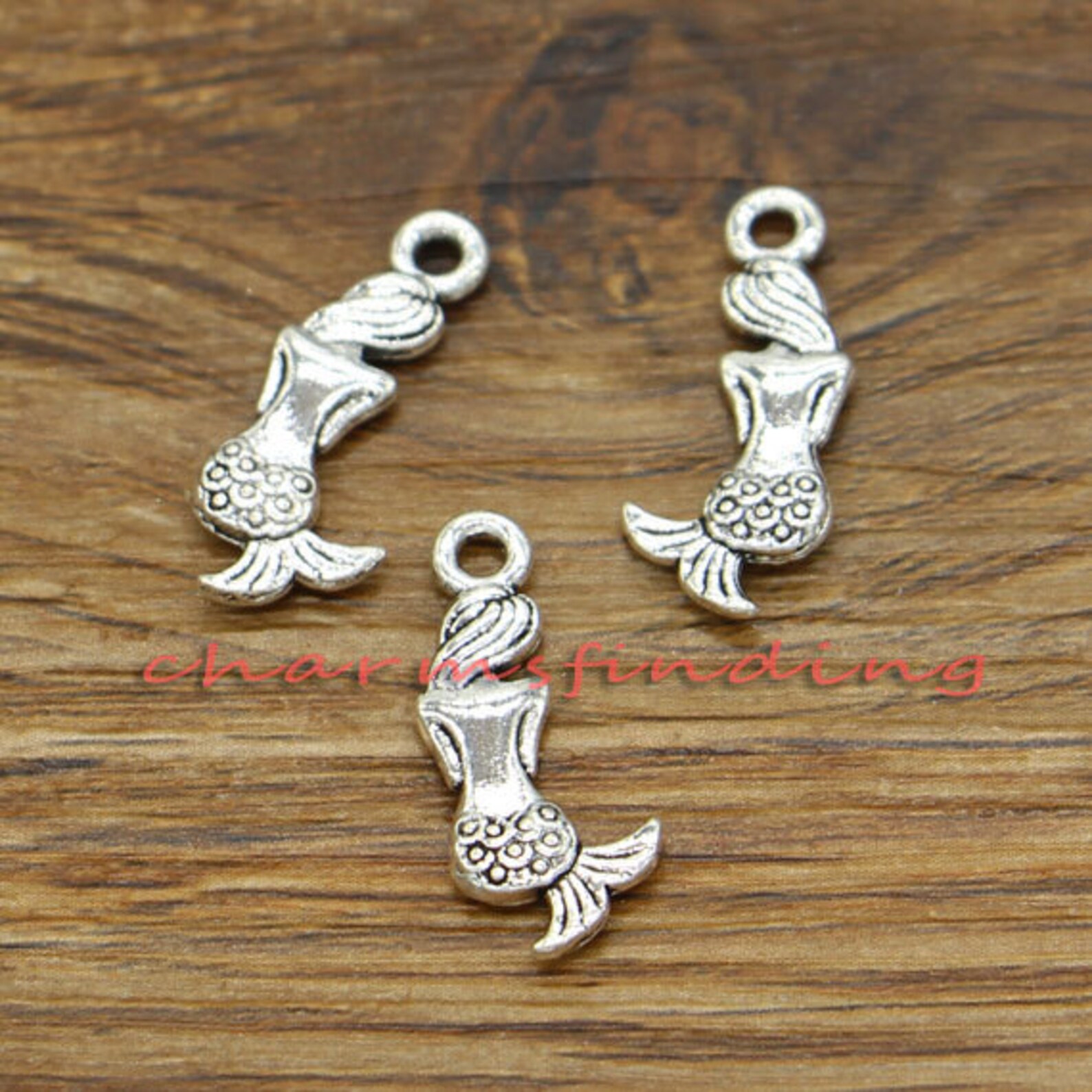 50pcs Mermaid Charms 2 Sided Little Mermaid Ocean Charms - Etsy