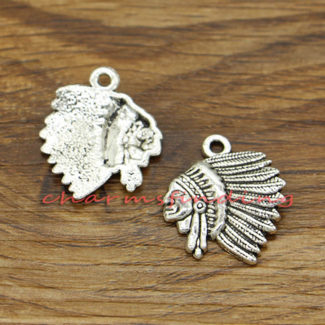 20pcs Indian Charm Native Charms Native Charm Antique Silver - Etsy