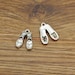 15pcs Ballet Slipper Charms Shoe Charms Antique Silver Tone 16x20mm ...