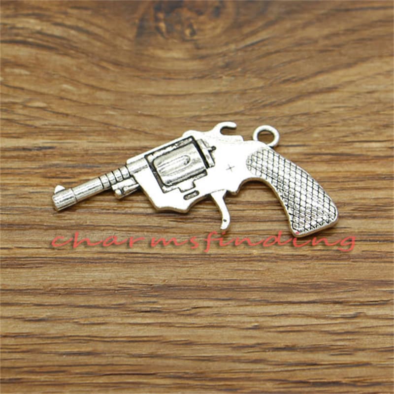 Revolver Charm - Etsy