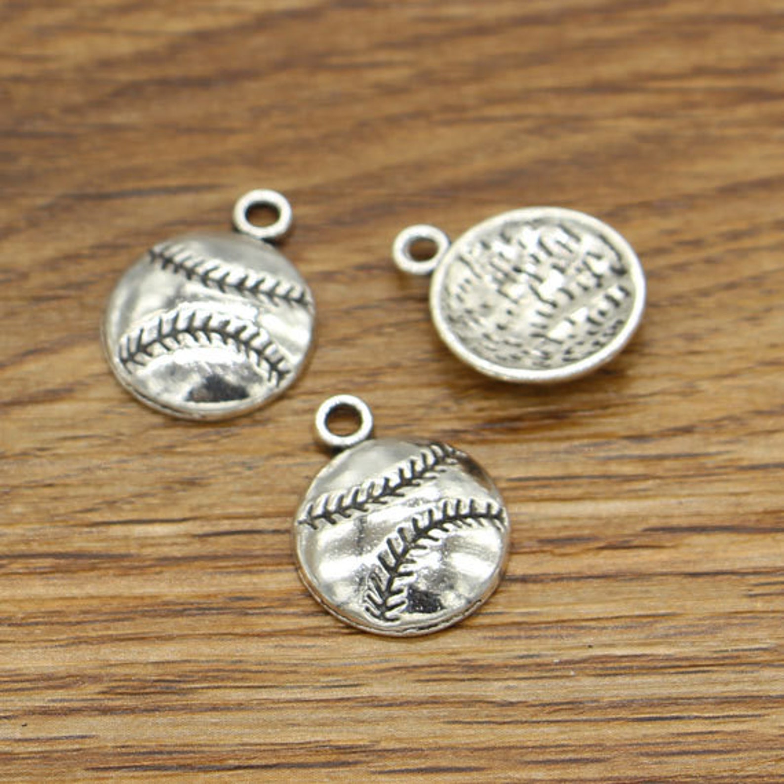20pcs Baseball Charms Ball Charms Sports Charms 2 Sided - Etsy