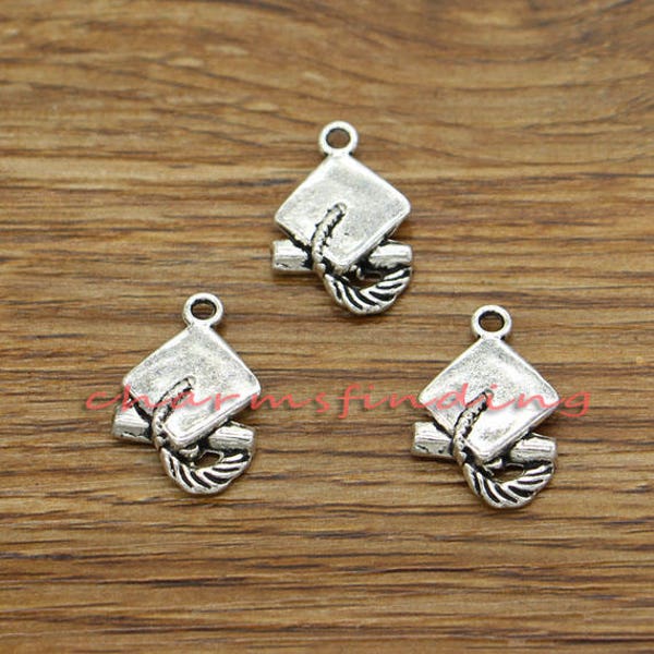 Graduation Hat Charm - Etsy