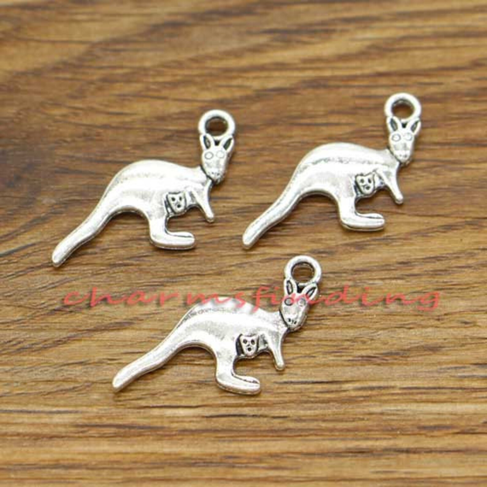30pcs Kangaroo Charms Australian Charm Antique Silver Tone - Etsy