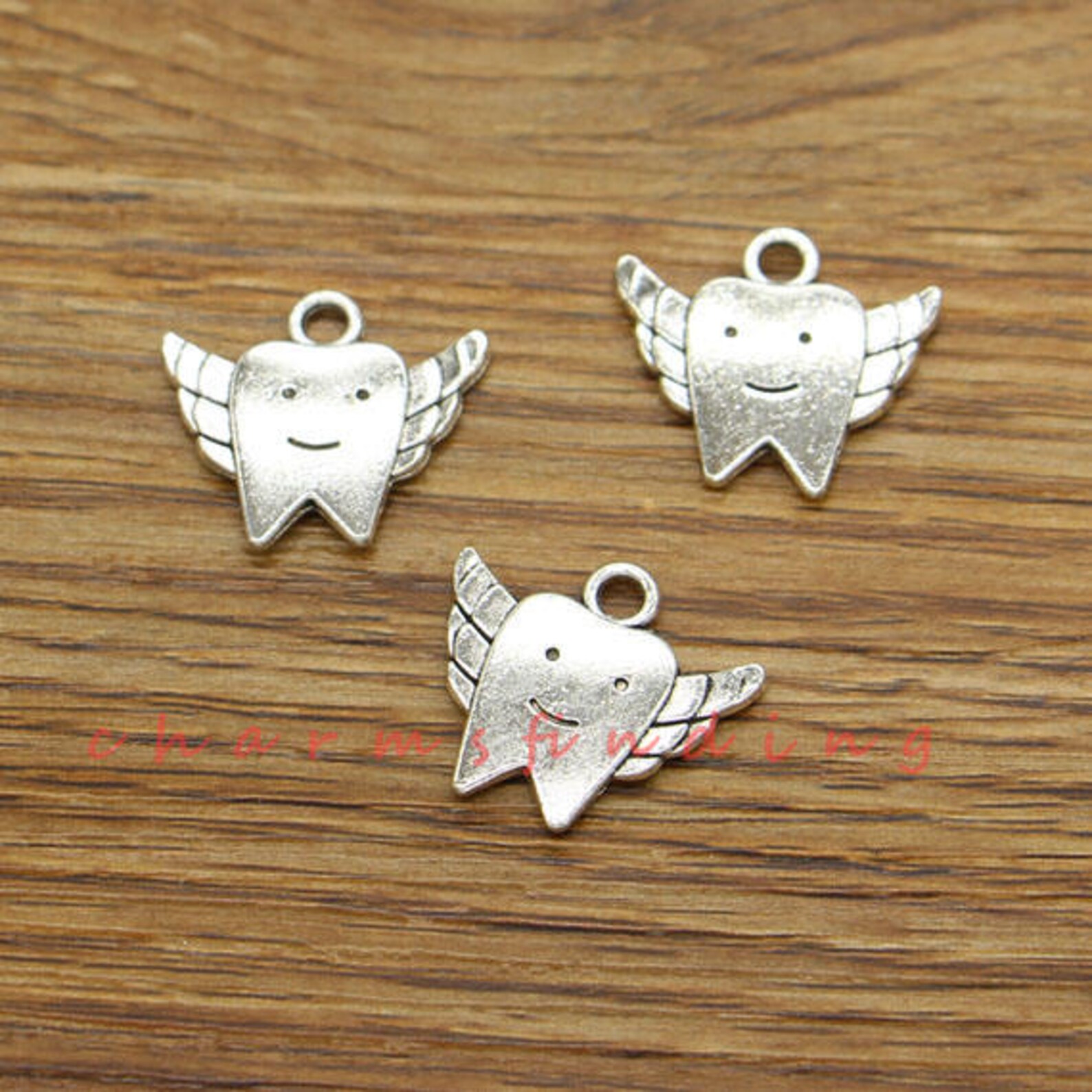 20pcs Tooth Fairy Charms Dental Hygienist Charm Antique Silver - Etsy